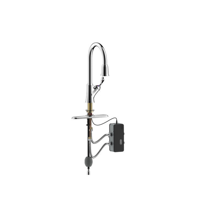 Stilleto Collection Infrared Sensor High-Arc Single Handle Kitchen/Bar ...